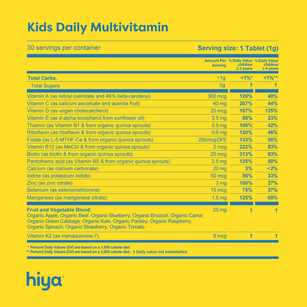 Kids Multivitamin I Hiya Health